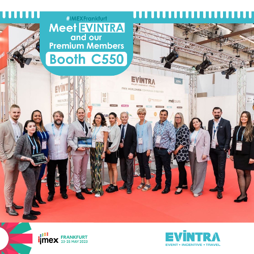 IMEX Frankfurt 2023: MEET EVINTRA AND 22 PREMIUM PARTNERS FROM ALL AROUND THE WORLD | EVINTRA