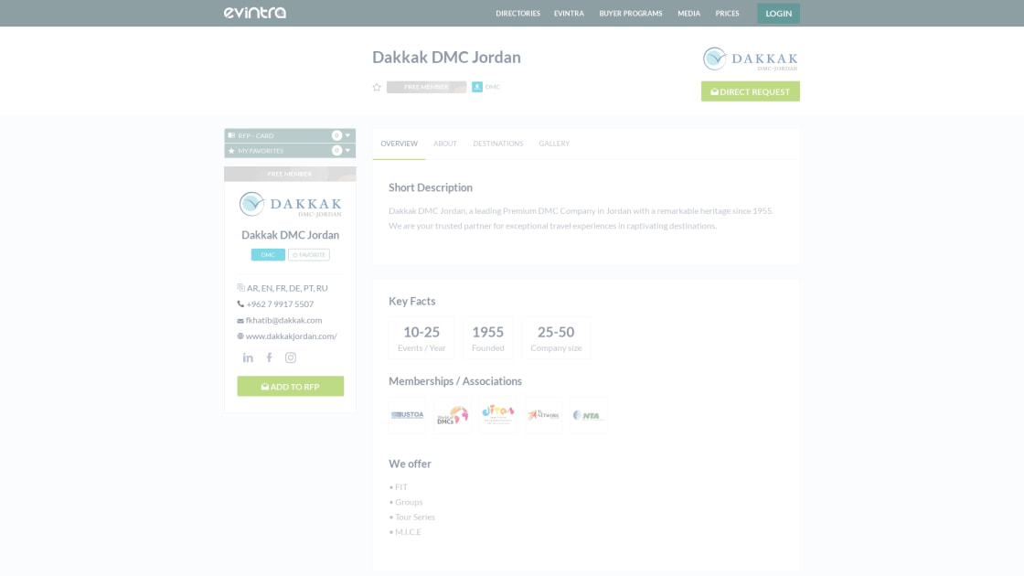 Dakkak DMC Jordan - DMC | EVINTRA