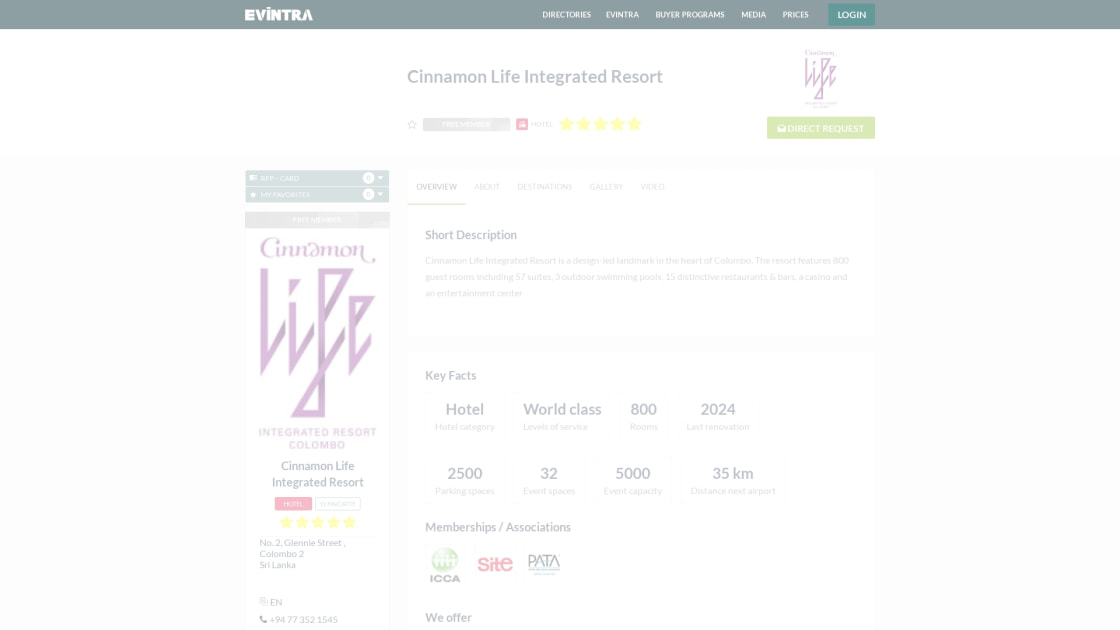 Cinnamon Life Integrated Resort - Hotel | EVINTRA