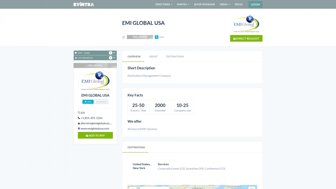 EMI GLOBAL USA - DMC | EVINTRA