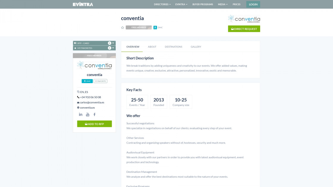 conventia - DMC | EVINTRA